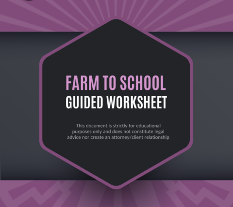 Farm to School Guided Worksheet - Indigenous Food and Agriculture ...
