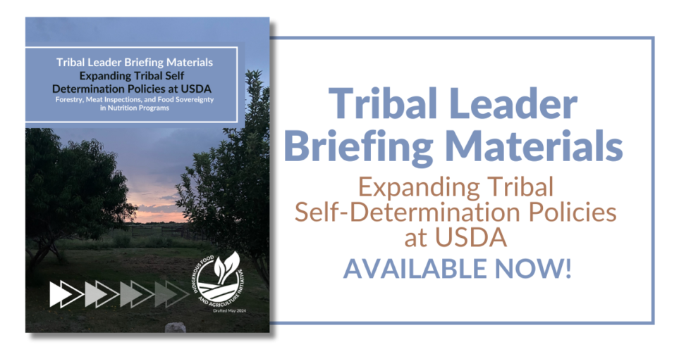 Tribal Briefing Materials – USDA June 2024 Consultations Expanding ...