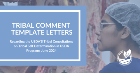Tribal Comment Template Letters: Tribal Self-Determination at USDA ...